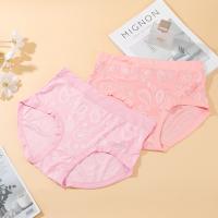 China Direct Sale Soft Breathable Panties Everyday Wear Stretchy Elastic Underwear Jacquard Design Women Girls Comfortable for sale