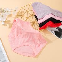 China Direct Sale Soft Breathable Panties Everyday Wear Stretchy Elastic Underwear Jacquard Design Women Girls Comfortable for sale
