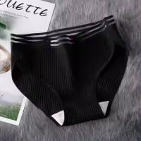 China Custom Logo Breathable Cotton Women's Breathable Briefs 100% Cotton Low Waist Breathable for sale
