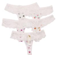 China New Arrival Women Thongs G-String Printing Flowers Thong Panties Women Wholesale Underwear Ladies for sale