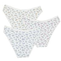China Women's Low-rise Panties Everyday Lingerie Flower Printing Breathable and High Comfort Plus Size for Women Adults Knitted for sale