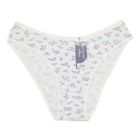 China Women's Low-rise Panties Everyday Lingerie Flower Printing Breathable and High Comfort Plus Size for Women Adults Knitted for sale