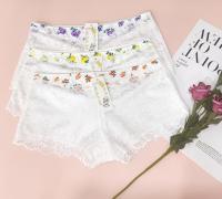 China Women Boxer Briefs Lace Design 2025 High Quality Kai Lai Si Niao Women Full-Lace Panties for sale