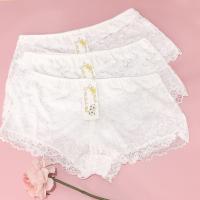 China Lace Panties Wholesale 12PCS/PACK White Color Underpants for Women Fashionable Hipster Design Kailaisiniao Briefs for Women for sale