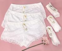 China Lace Panties Wholesale 12PCS/PACK White Color Underpants for Women Fashionable Hipster Design Kailaisiniao Briefs for Women for sale