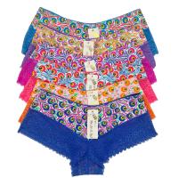China Best Selling Wholesale Women's Sexy Lace Cotton/Polyester Printing Panties High Quality Fashionable Plus Women Underwear Panties for sale
