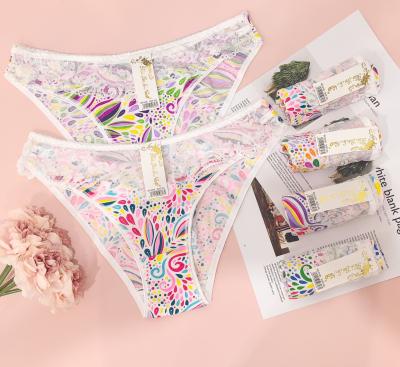 China Women Printing Briefs New Arrival Wholesale 12PCS/PACK  Best Selling Briefs Contact Us to Change the Package Way for sale