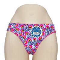 China Women Girls Low-Rise Lace Panties Flamingo Feather Print Adult Wholesale Sexy Lingerie Multi-Color Popular Low-Priced Plain Dyed for sale