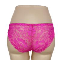 China Women Girls Low-Rise Lace Panties Flamingo Feather Print Adult Wholesale Sexy Lingerie Multi-Color Popular Low-Priced Plain Dyed for sale