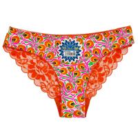 China Women Girls Low-Rise Lace Panties Flamingo Feather Print Adult Wholesale Sexy Lingerie Multi-Color Popular Low-Priced Plain Dyed for sale