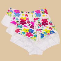 China 2025 Women Fashion Hipster Ready to Ship Item Wholesale Women Panty Knickers New Arrival Women Printing Flowers Panty for sale