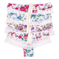 China Wholesale T-Shape Underwear for Ladies Printing Lingerie Women New Underpants Nickers for Women for sale