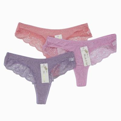 China Ladies Underwear Lace Women Girls Thong Africans Panties Transparent Low Waist Sexy for Africans for sale