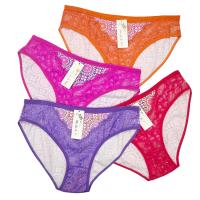 China Best Selling Black Woman Wearing Sexy Cotton Panties Transparent Lace G-string Sexy Thong Low-rise Set Pieces for Women for sale