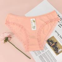China 12PCS/PACK Plus Size Solid Color Wholesale Ladies Underwear 6 Colors Comfortable Lingerie for Women for sale