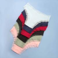 China Women Panties Bikini Briefs High Quality Cotton Wholesale 12PCS/Pack Mix All Colors Evenly Cotton Women Briefs for sale
