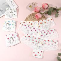 China New Flower Women T-Thongs Underwear for Wholesale Beautiful Women Lingerie Underpants New Design Female T-Thongs for sale