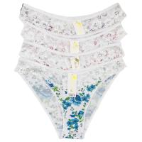 China Popular Design Women's Underwear Lace Briefs Flower Printing Wholesale Panty New Pant for Woman for sale