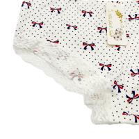 China Wholesale Lace Women Panty 35% Cotton Printing Bows Underwear Women for sale
