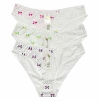China Lingerie Wholesale Female Lace Briefs Breathable Women's Sexy Cotton Panties Ladies Underwear for sale