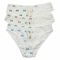 China Lingerie Wholesale Female Lace Briefs Breathable Women's Sexy Cotton Panties Ladies Underwear for sale