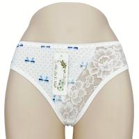 China Lingerie Wholesale Female Lace Briefs Breathable Women's Sexy Cotton Panties Ladies Underwear for sale