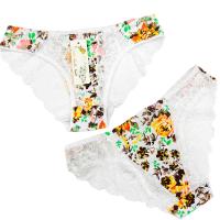 China Factory Sell Lace Brief Women 35% Cotton Kailaisiniao Wholesale Women Panty for sale
