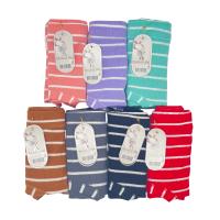 China Plus Size Cotton Women Stripe Pattern Women Panties Underwear Wholesale Direct Support Oem Odm Custom for sale