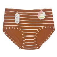 China Plus Size Cotton Women Stripe Pattern Women Panties Underwear Wholesale Direct Support Oem Odm Custom for sale