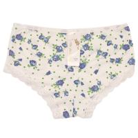China New Design Lace Women Panties Wholesale Cheap Price Brief 35% Cotton Ladies Underwear for sale