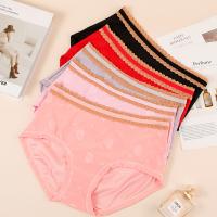 China Factory Direct Sale Price Women's Panties Jacquard Design Underwear Mid-Rise Women Underpants for Women for sale