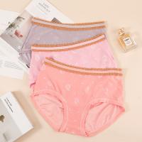 China Factory Direct Sale Price Women's Panties Jacquard Design Underwear Mid-Rise Women Underpants for Women for sale
