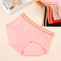 China Factory Direct Sale Price Women's Panties Jacquard Design Underwear Mid-Rise Women Underpants for Women for sale