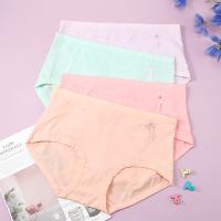 China In Stock Ready to Ship Pure 100% Cotton Women's Female Underwear Panties 2024 New Trend Popular Wholesale Female Underpants for sale