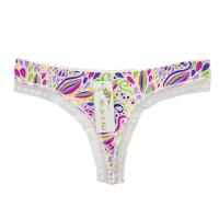 China Manufacturer Customized Sexy Lace Thong Underwear for Africans Knitted Hot Women's Sexy Ladies Thong Undergarments for sale
