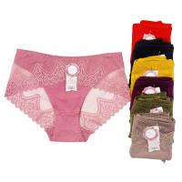China New Design Recommend  Women's Cotton Briefs Lace Underwear Fast Shipping Lace Brief Underwear for Women for sale