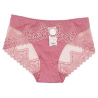 China New Design Recommend  Women's Cotton Briefs Lace Underwear Fast Shipping Lace Brief Underwear for Women for sale