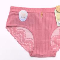 China New Arrival Lace Women Underpants 100% Modal Cotton Women Lingerie Breathable Lace Briefs Colorful Panties for Women for sale