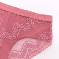 China New Arrival Lace Women Underpants 100% Modal Cotton Women Lingerie Breathable Lace Briefs Colorful Panties for Women for sale