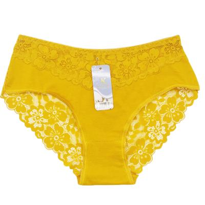 China High Quality Breathable Women's Panties Lace Cotton Wholesale Panties for Women for sale