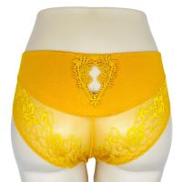 China High Quality Pure Cotton Ladies Brief With Lace New Design Hot Selling Cotton Panty Brief for Women for sale