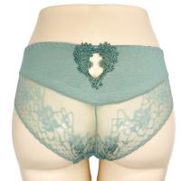 China High Quality Pure Cotton Ladies Brief With Lace New Design Hot Selling Cotton Panty Brief for Women for sale