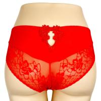 China High Quality Pure Cotton Ladies Brief With Lace New Design Hot Selling Cotton Panty Brief for Women for sale