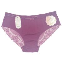 China High Elasticity Soft Sexy Lace Ladies Breathable Panties Briefs for Women's Cotton Underwear for sale