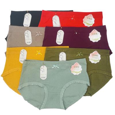 China Wholesale Girl Women Brief Cotton Panty Mul-ti Colors Bow High Quality Panties for Girl for sale
