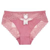 China Manufacturer Direct Wholesale New Style Women Panties Lace Underwear 95% Cotton Panties with Beautiful Lace for Women for sale