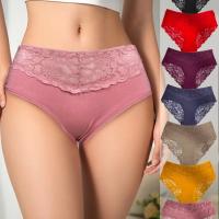 China High Quality Women Combed Cotton Panties Wholesale Ready to Ship Panties Briefs for Women Ladies for sale