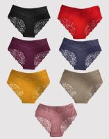 China High Quality Women Combed Cotton Panties Wholesale Ready to Ship Panties Briefs for Women Ladies for sale