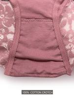 China High Quality Women Combed Cotton Panties Wholesale Ready to Ship Panties Briefs for Women Ladies for sale