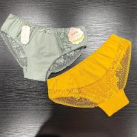 China Wholesale 2025 Women New Arrival High Quality Panties Pure Cotton Lace Brief Panties Cotton Women for sale